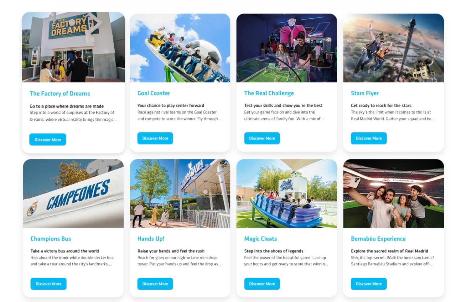 Real Madrid inaugura parque temático, ¿Dónde está y cuánto cuestan las ...