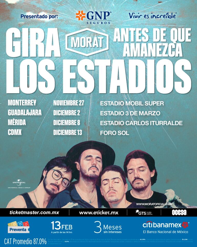 Morat en México: Precios para concierto en el Foro Sol – Publimetro México