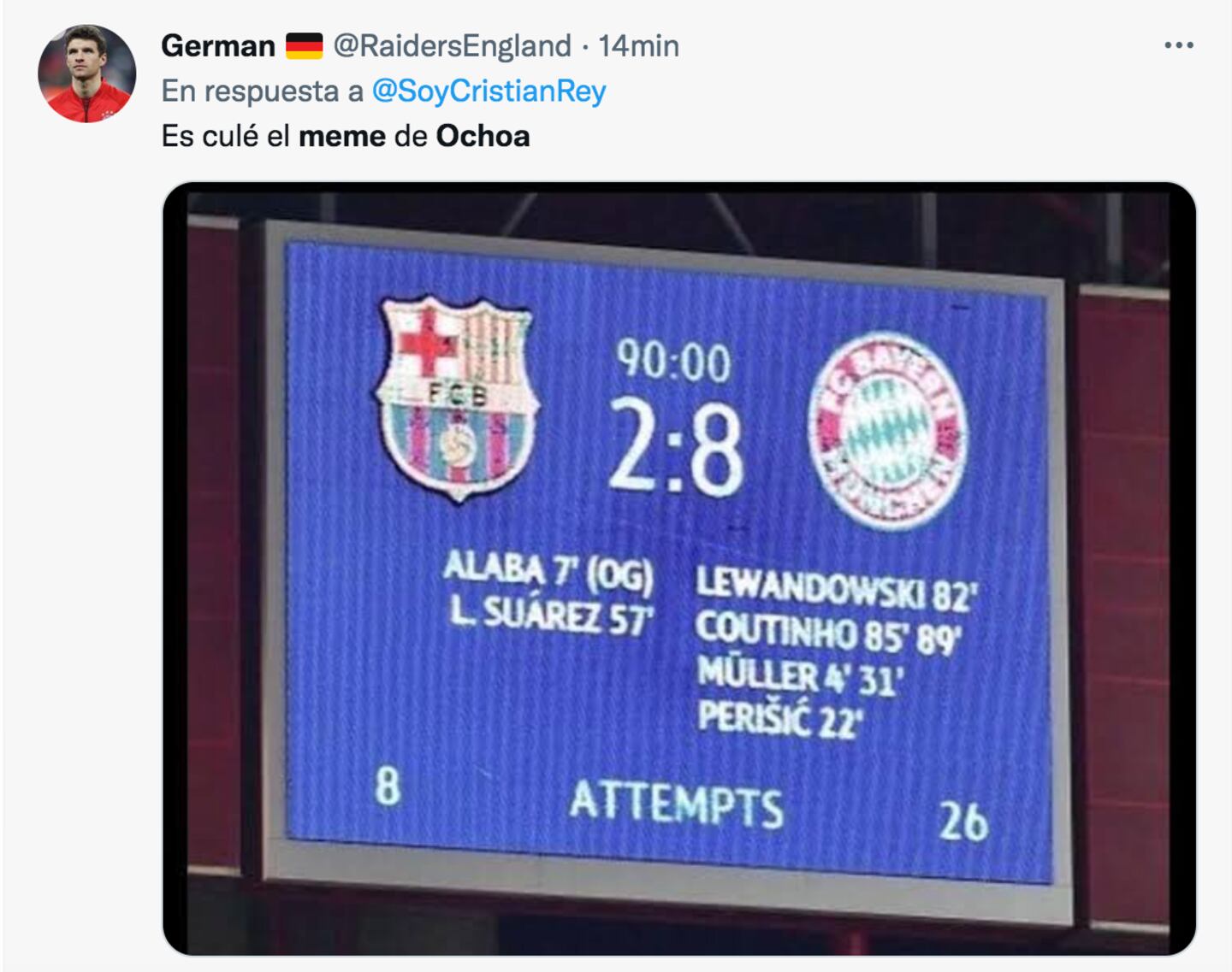 Guillermo Ochoa: Mejores memes de la goleada recibida por el Atalanta ...