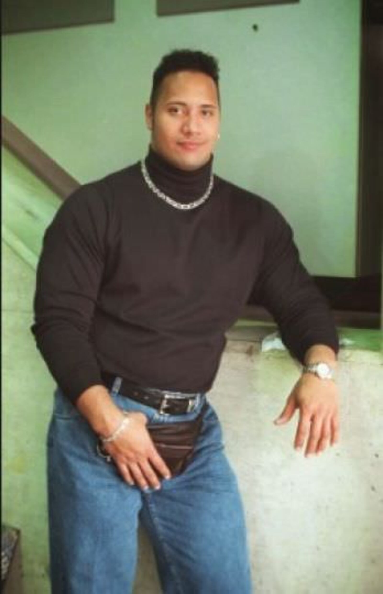 FOTOS: Así era "La Roca" antes de ser un famoso luchador y actor de ...