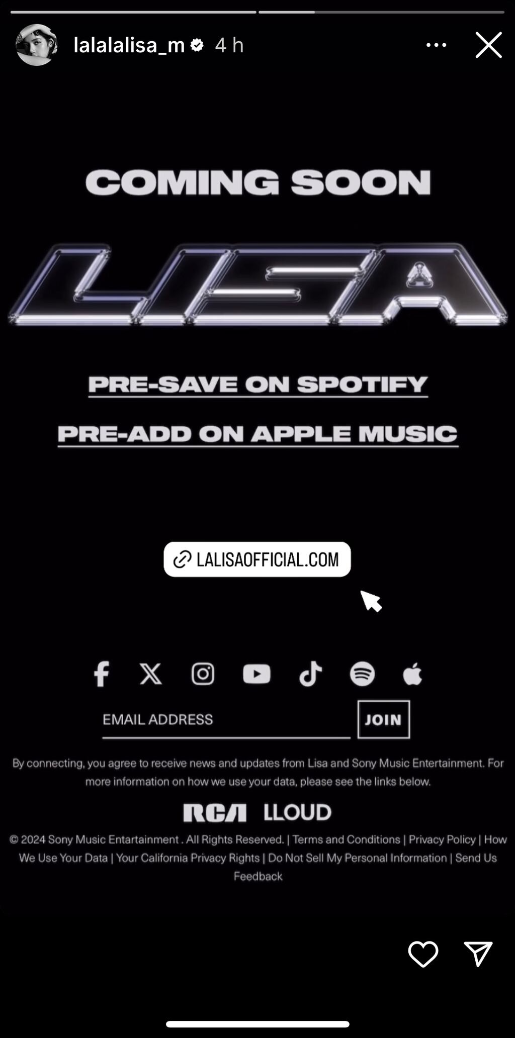 BLACKPINK: Lisa anuncia “Rockstar”, su primera canción con ‘LLOUD ...