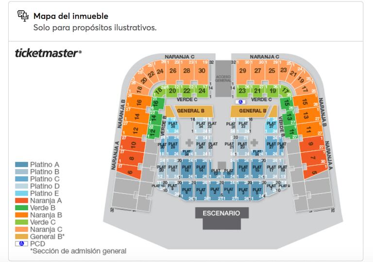 Foro Sol: Quitan zona general, todo será platino – Publimetro México