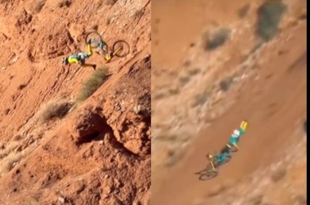 Adolf Silva sufre aterrador accidente en Red Bull Rampage al ejecutar ...