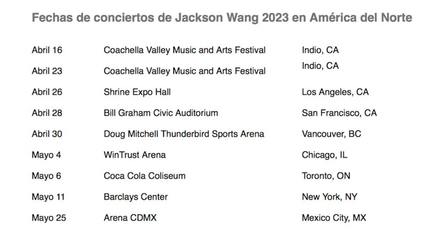 Jackson Wang en México: Concierto con la gira ‘MAGIC MAN Tour’ (Arena ...
