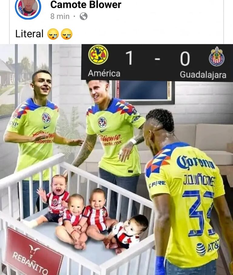 América vs. Chivas los mejores memes del Clásico nacional – Publimetro ...