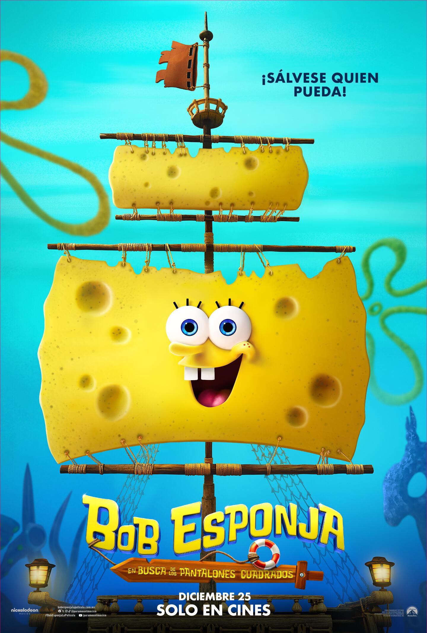 ¿Qué revela el nuevo tráiler de la cinta de Bob Esponja: en busca de lo pantalones cuadrados ...