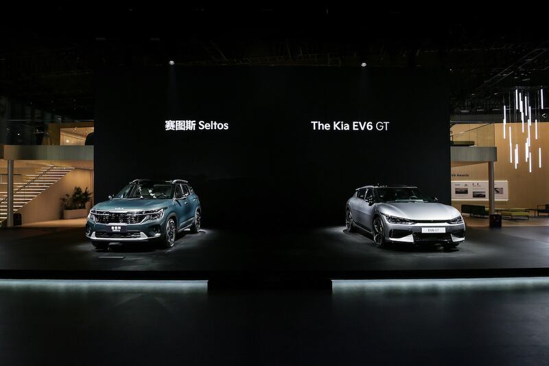 Los vehículos eléctricos de Kia en Shanghái – Publimetro México