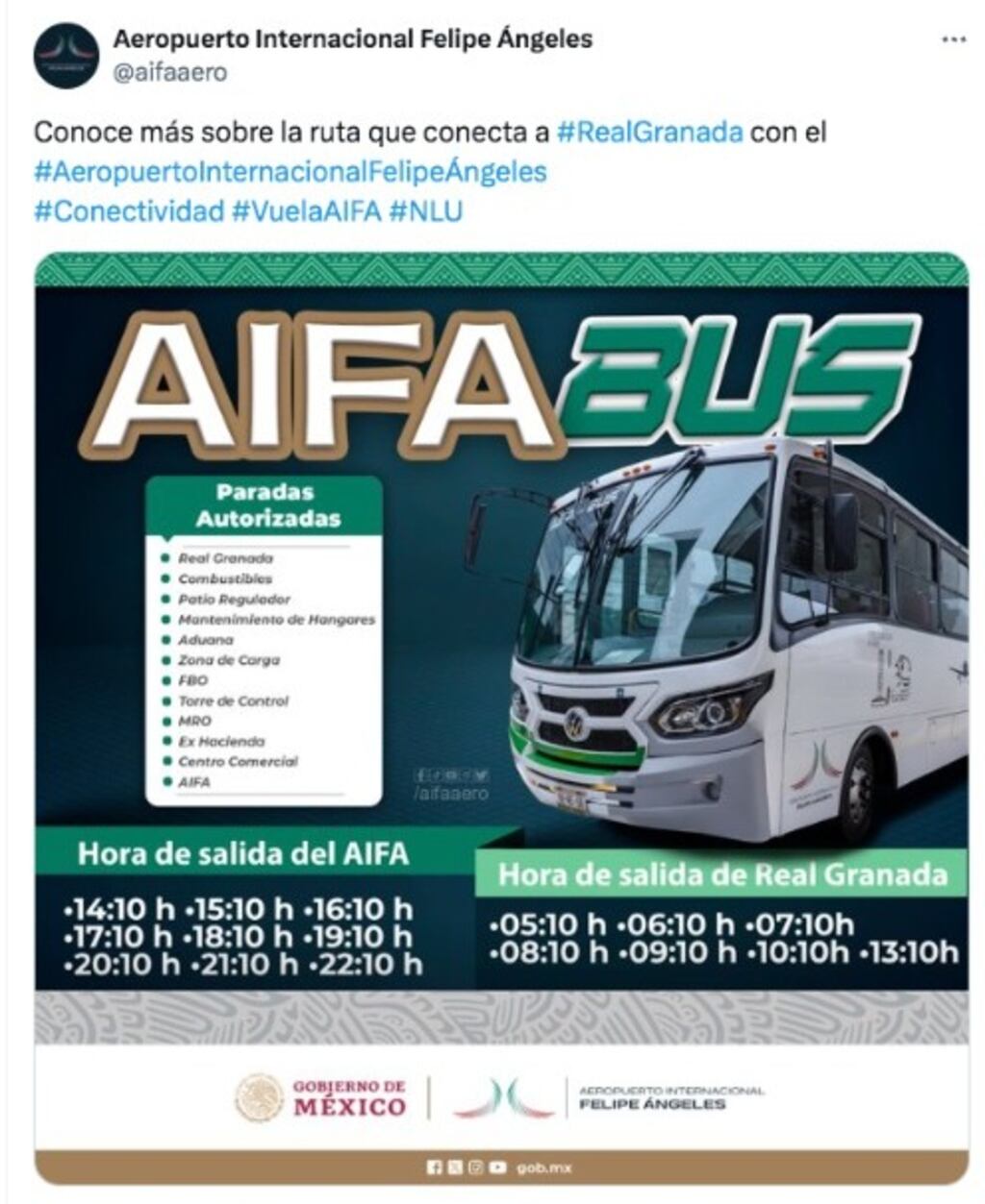 AIFA Bus: Conoce los horarios y paradas autorizadas del autobús que llega al AIFA – Publimetro ...