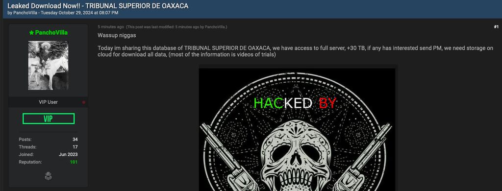 Mexican Mafia hackea el Poder Judicial de Oaxaca y expone 30 TB de ...