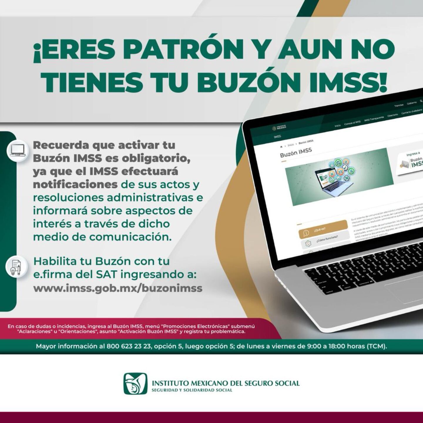 Activa tu Buzón IMSS con e.firma antes del 1 de febrero: Guía paso a ...