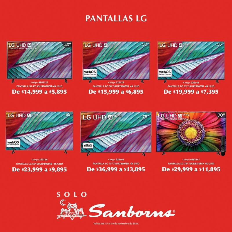 Encuentra justo lo que necesitas para hacer la diferencia este Buen Fin en Sanborns – Publimetro ...