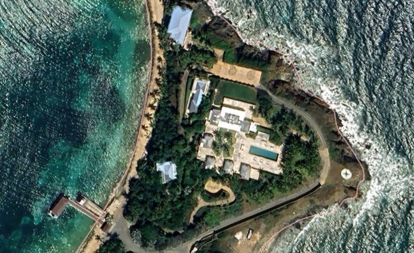 Isla de Jeffrey Epstein, ¿cómo es Little St. James, dónde está y qué ...