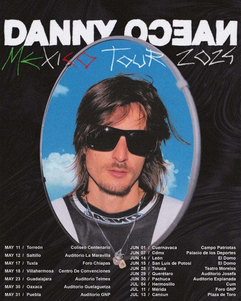 Danny Ocean en el Palacio de los Deportes: Setlist oficial y horarios ...