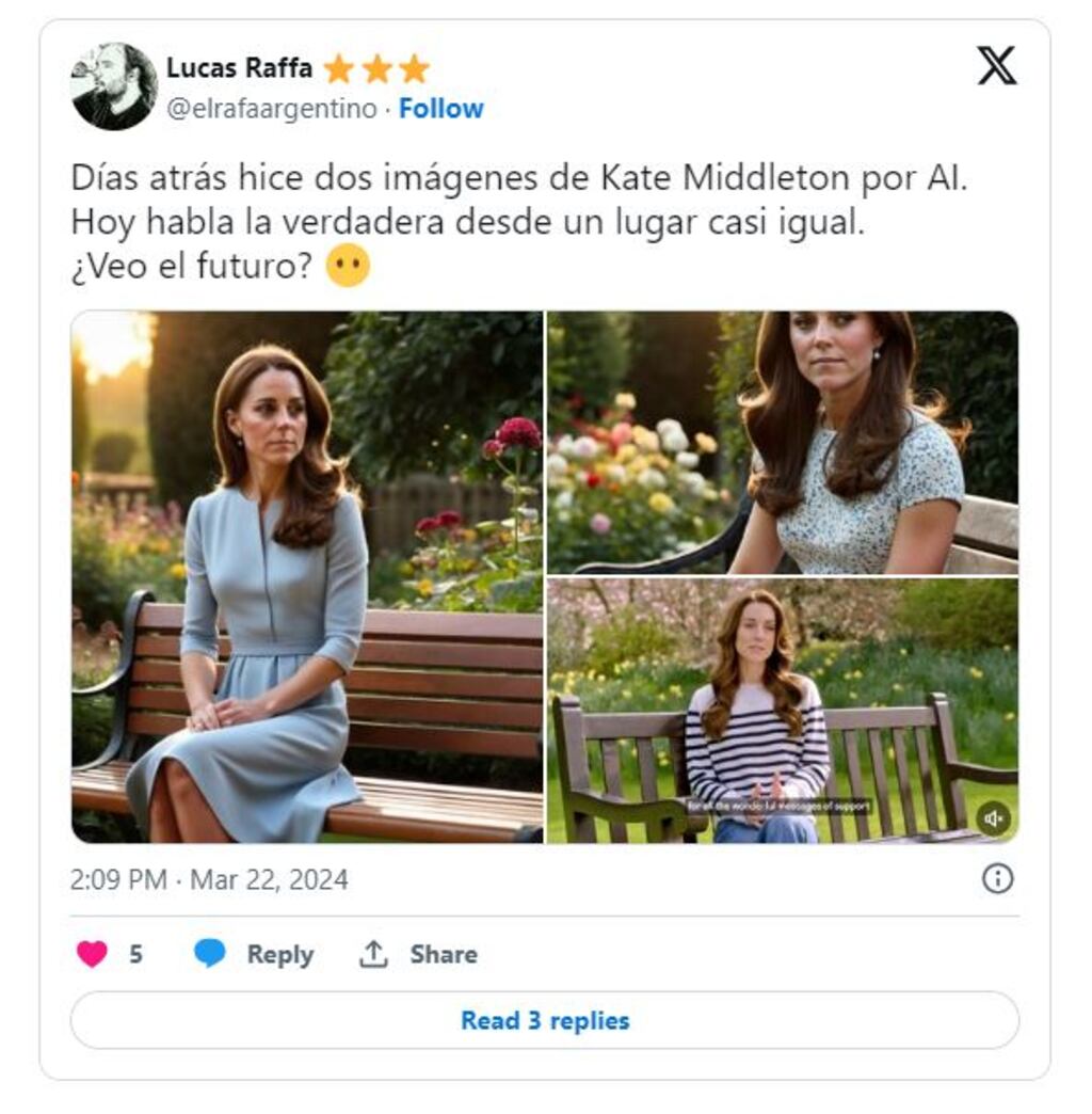 Kate Middleton: ¿la IA predijo el anuncio de la princesa? – Publimetro ...