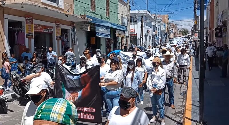 Teocaltiche a las calles: marchan para exigir paz – Publimetro México