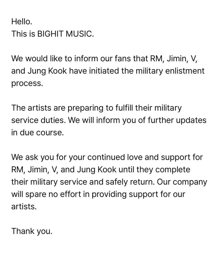 BTS: Jungkook le dice adiós a ARMY antes del Servicio Militar (Fecha de ...