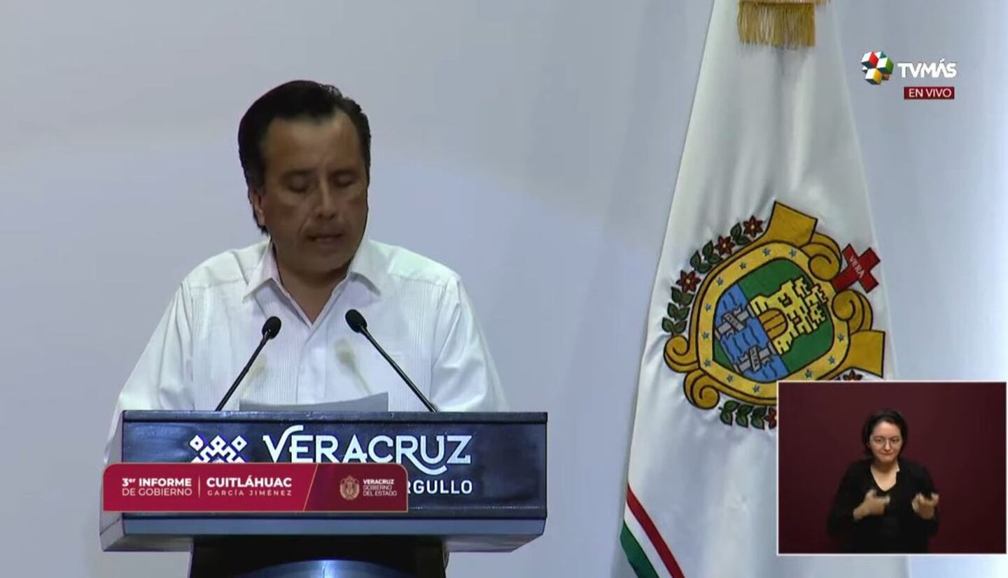 Rinde Cuitláhuac García Su Tercer Informe De Gobierno En Veracruz