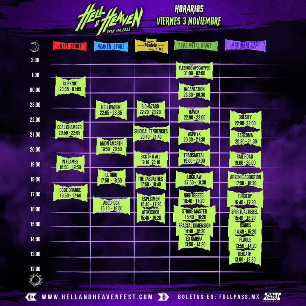 Hell & Heaven: Conoce los horarios para el festival de rock – Publimetro México