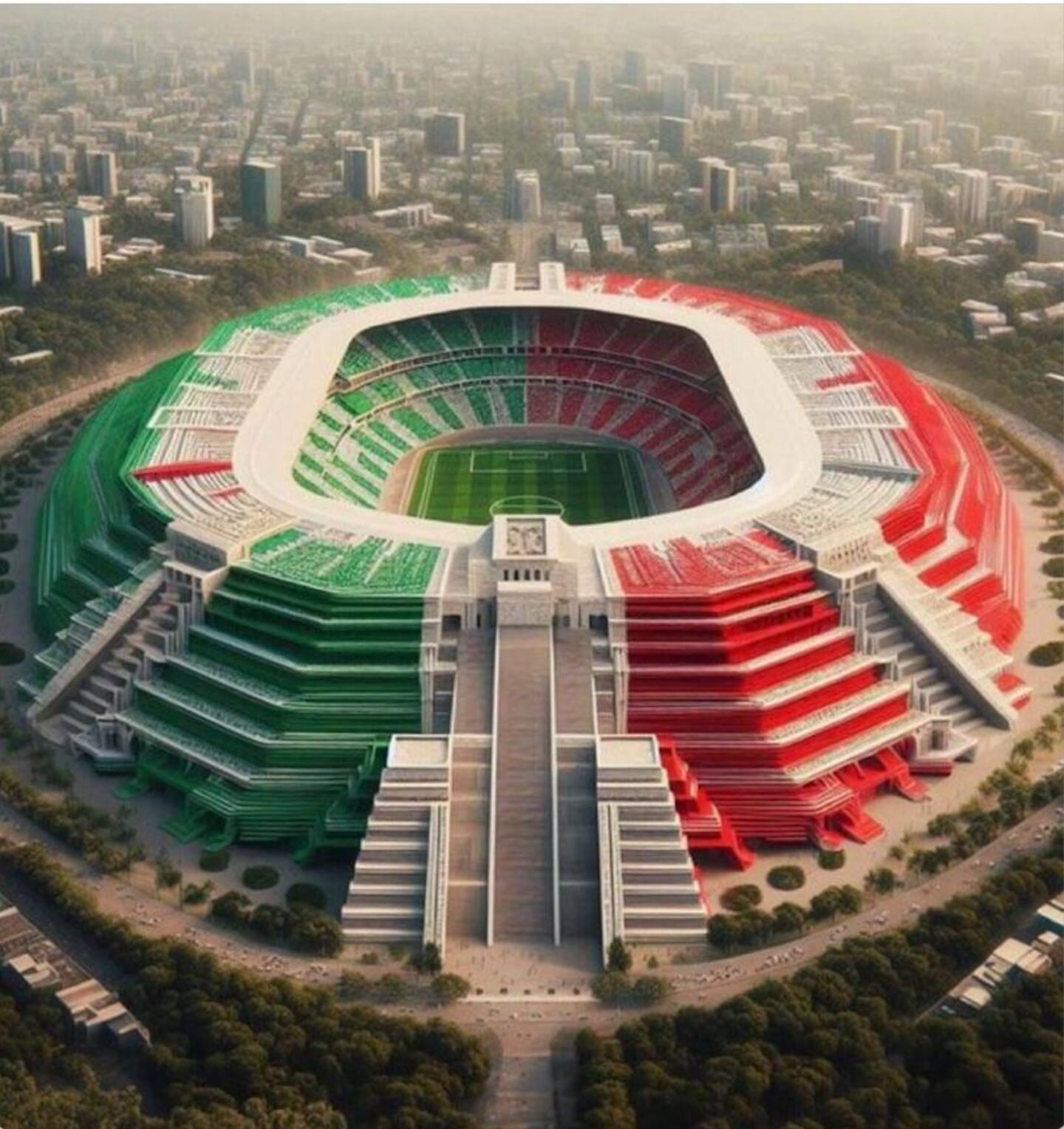 El Estadio Azteca luce impresionante en rediseños creados con ...